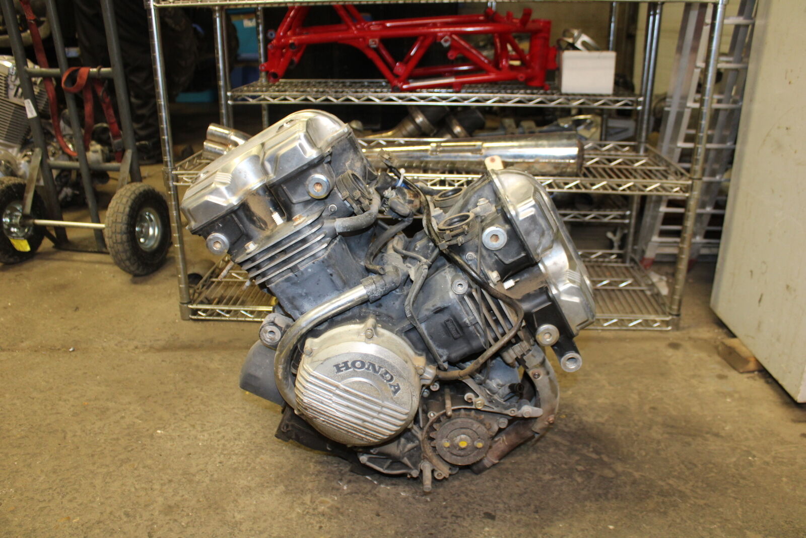 84 HONDA INTERCEPTOR 750 VF750F ENGINE MOTOR BB00 – Bike Breakers Canada